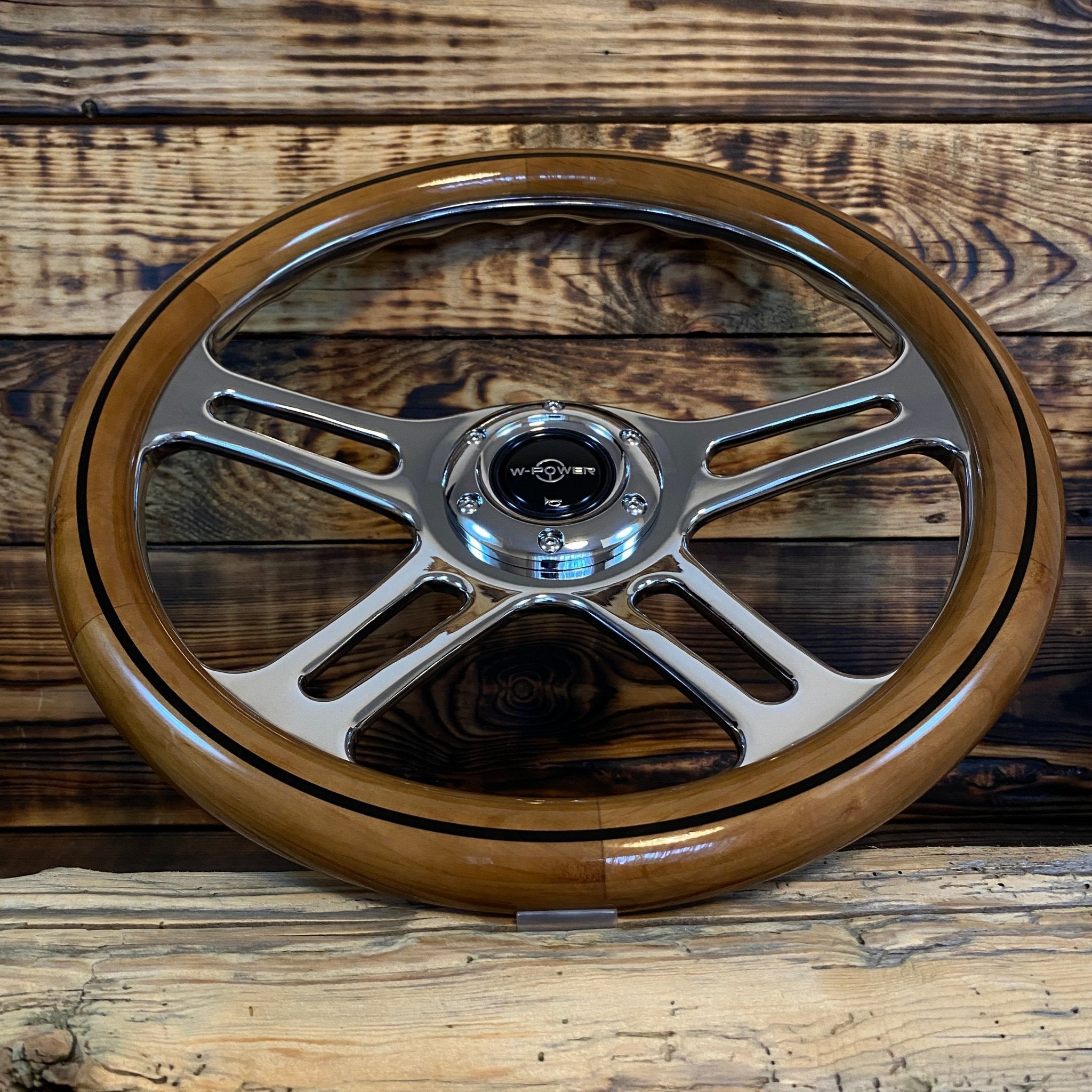 14" Wood Steering Wheel – Punk Wheels